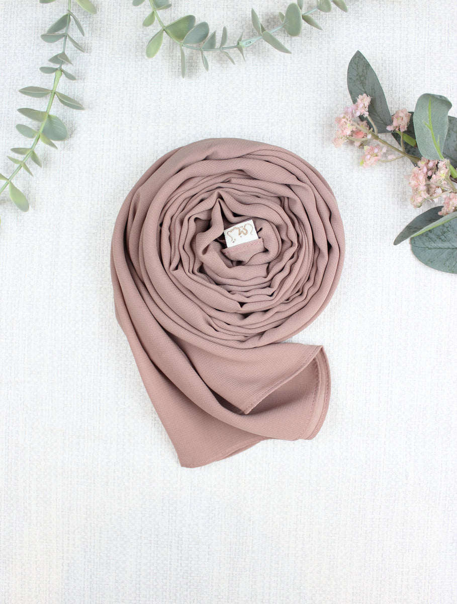 Dusty Cashmere Chiffon Hijab – Tasneem Hijab House